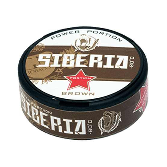 Siberia 80 degrees Slim White Dry Blue Label - SnusPort