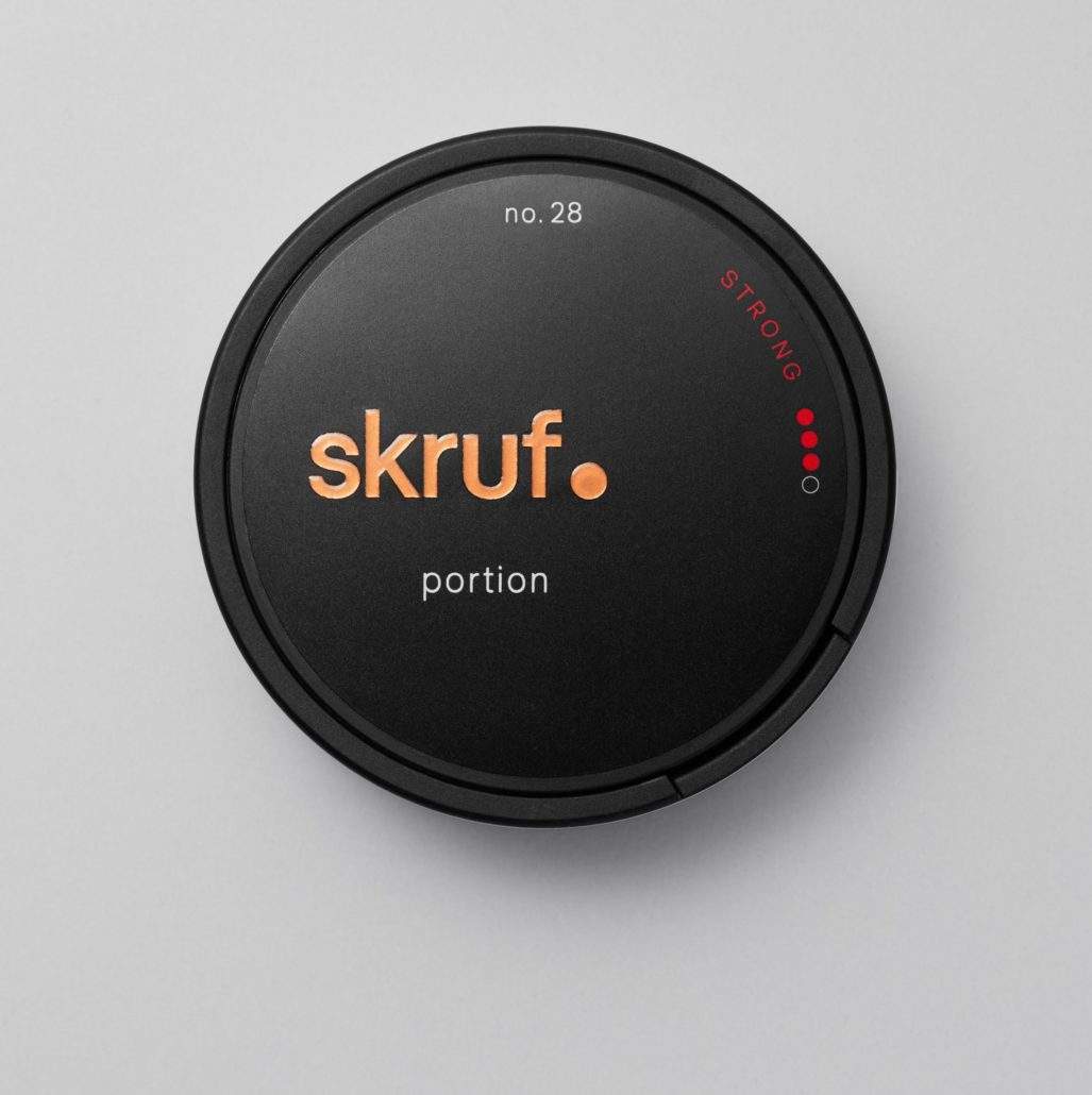 Skruf no 28 Strong Portion - SnusPort - Svenskt snus online
