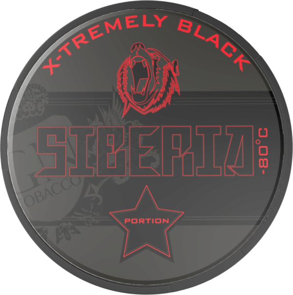 Siberia Extremely Black Portion - SnusPort online snus