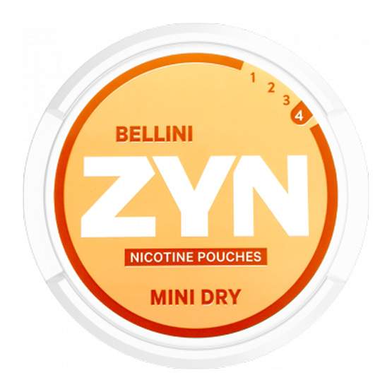 ZYN Mini Dry Bellini 6 mg - White pouches online – SnusPort