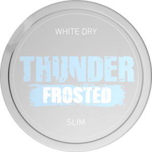 Thunder Frosted White Dry Slim - SnusPort
