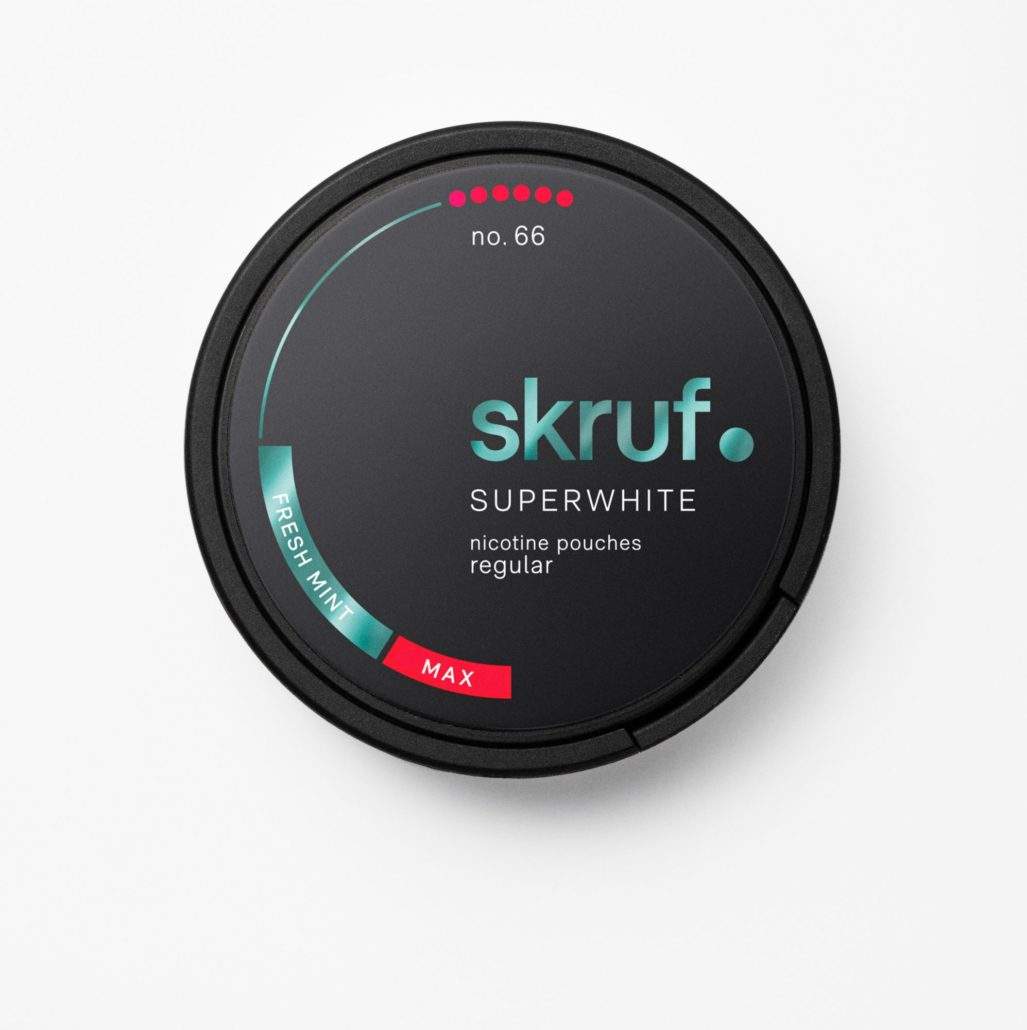 Skruf Super White no 66 Fresh Mint Strenght Max - SnusPort