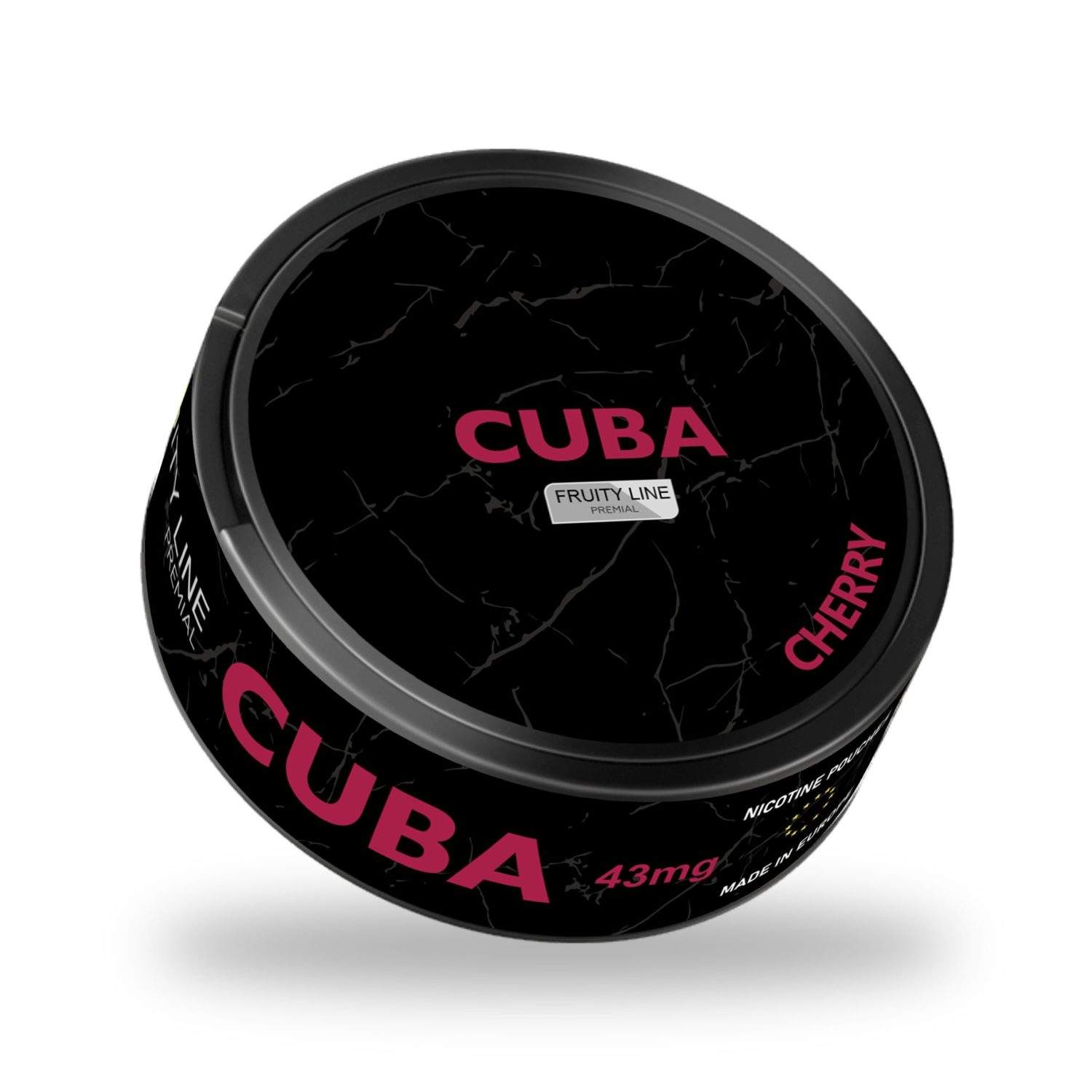 Cuba Black Fruity Line Cherry - SnusPort - Whitepouches online