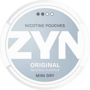 ZYN Mini Dry Original 3 mg - White pouches online – SnusPort